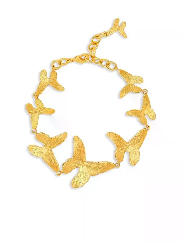 Oscar De La Renta Butterfly Chain Bracelet - Gold