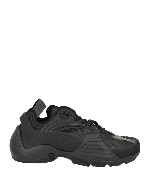 LANVIN Textile Fiber Sneakers - Black