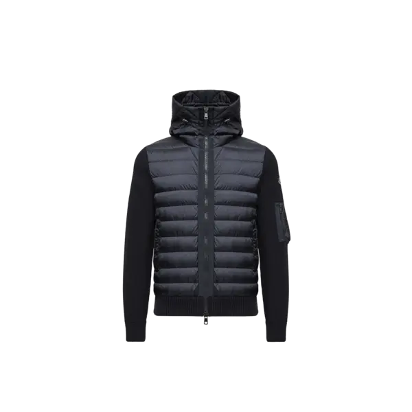 Moncler Padded Zip-up Cardigan - Blue