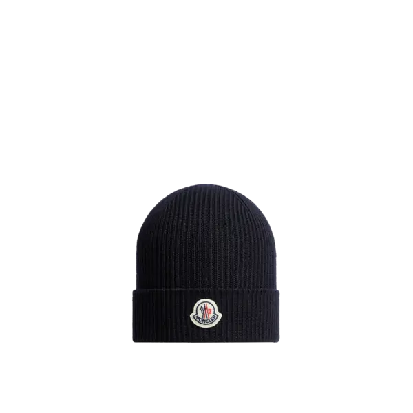 Moncler Wool Beanie - Blue