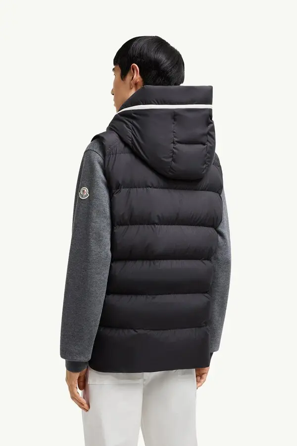 Moncler Cardamine Hooded Down Vest - Black