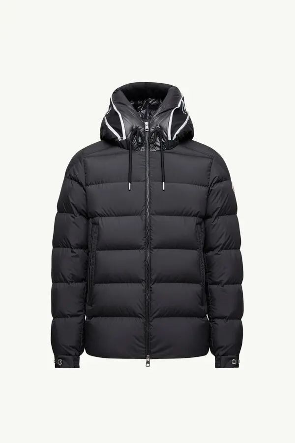 Moncler Cardere Hooded Down Jacket - Black