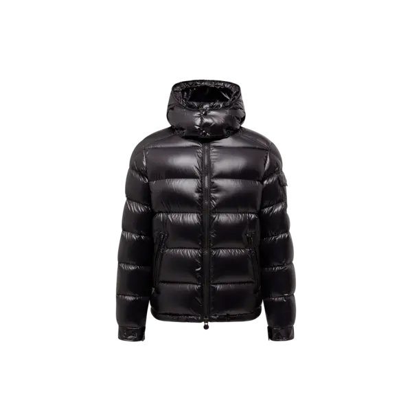 Moncler Maya Hooded Down Jacket - Black