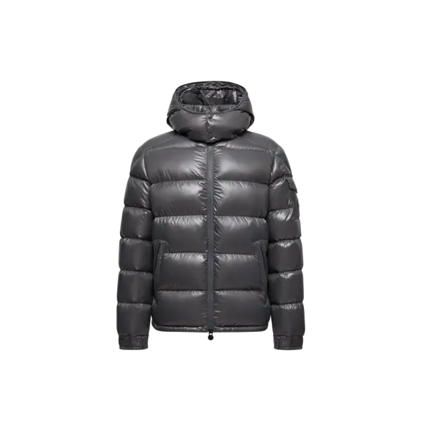 Moncler Maya Hooded Down Jacket - Grey