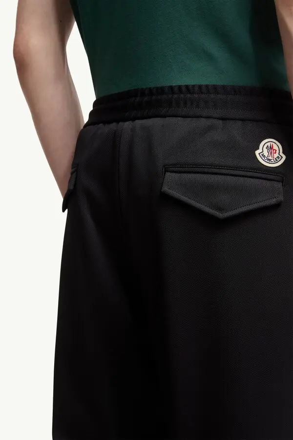 Moncler Logo Jogging Pants - Black
