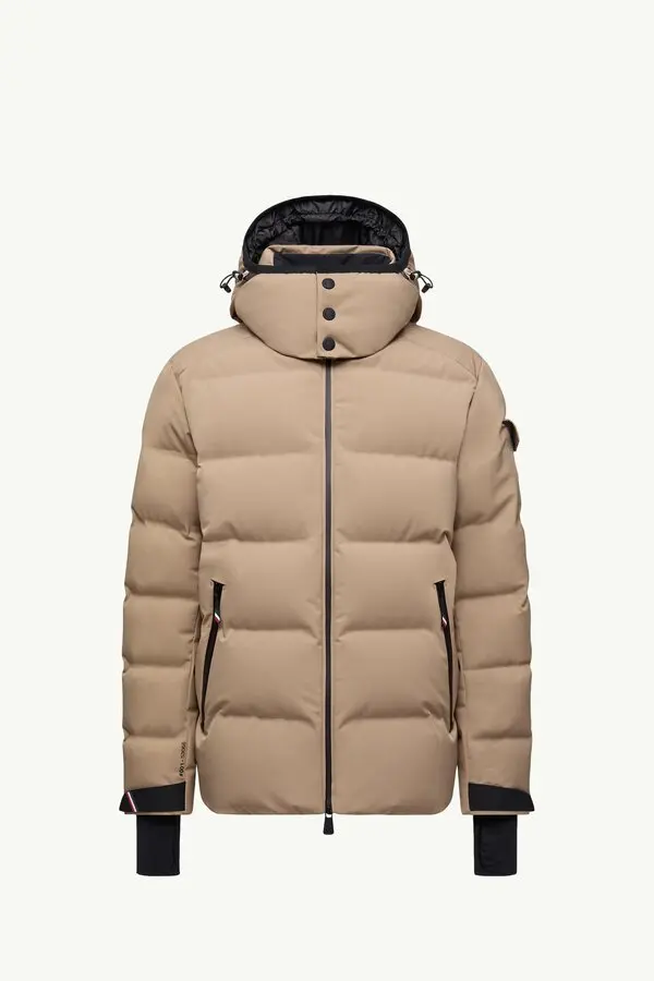 Moncler Montgetech Hooded Down Jacket - Beige
