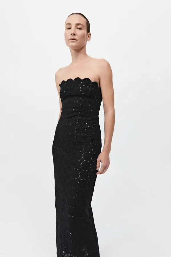 white christmas dresses St. Agni | Doily Column Dress