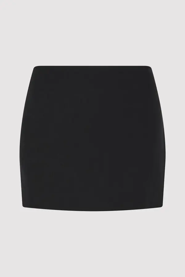 ST. AGNI Silk Mini Skirt