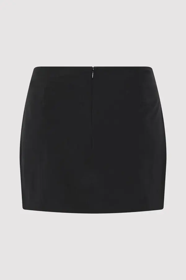 ST. AGNI Silk Mini Skirt
