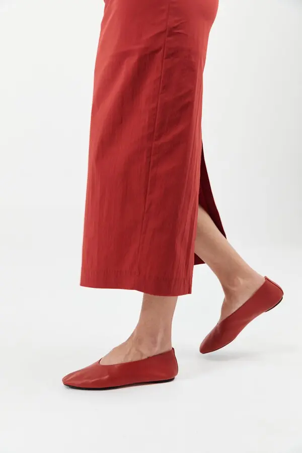 ST. AGNI Soft Glove Lambskin Ballet Flats