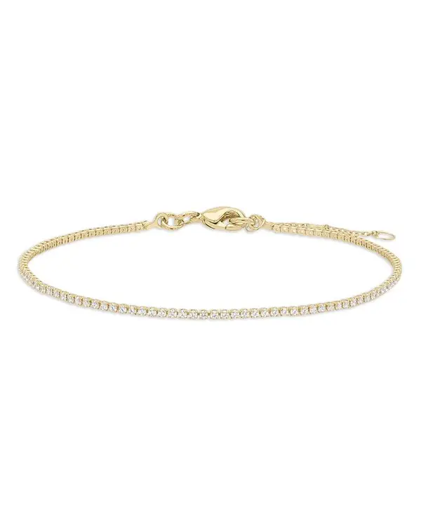 Shashi Micro Tennis Bracelet - Gold