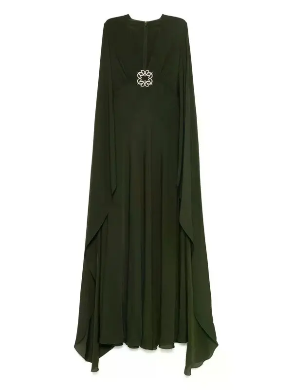 Elie Saab Crystal-embellished Gown