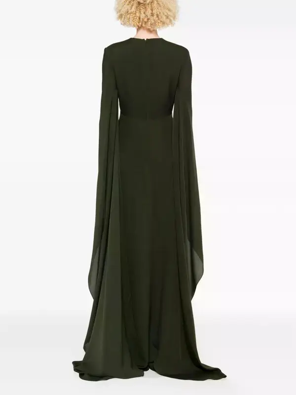 Elie Saab Crystal-embellished Gown