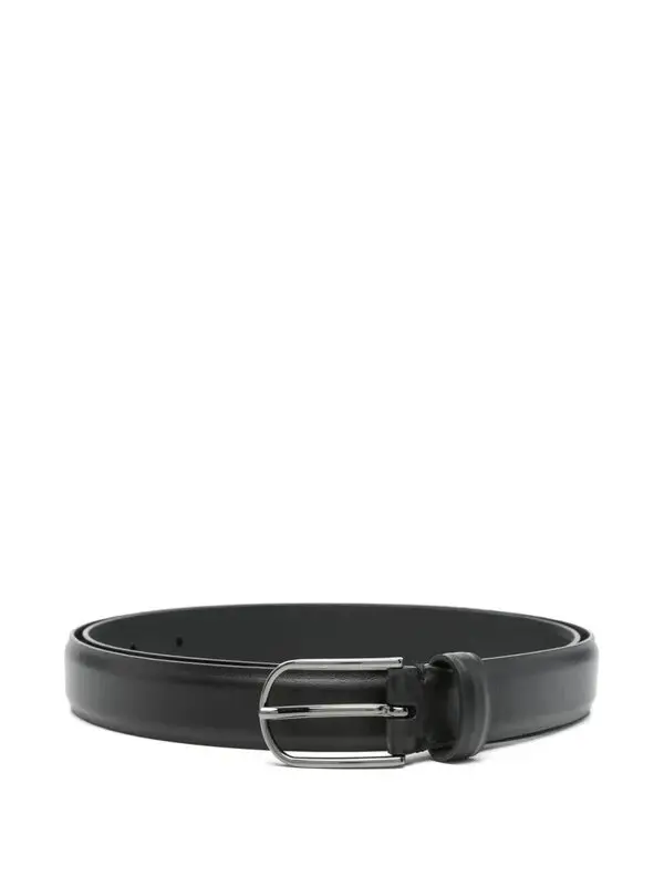 Emporio Armani Leather Belt - Black