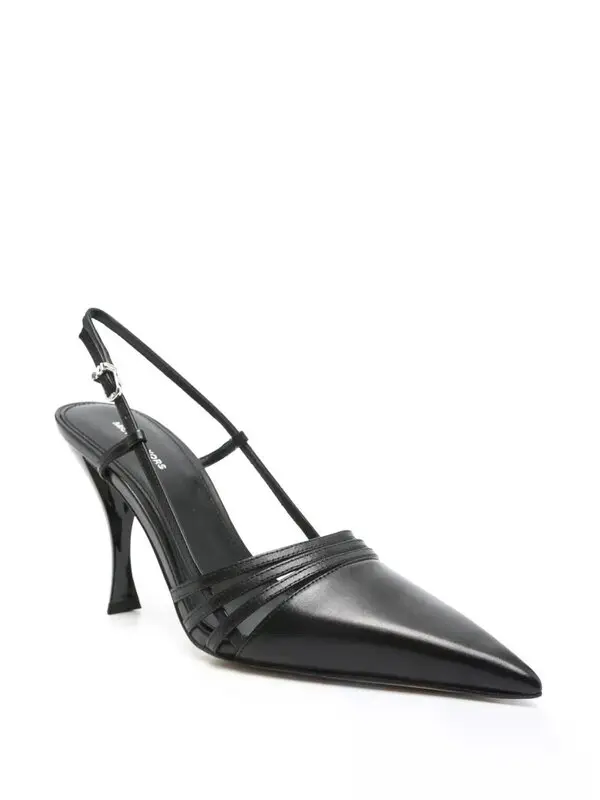 Michael Kors 100mm Leather Slingback Pumps