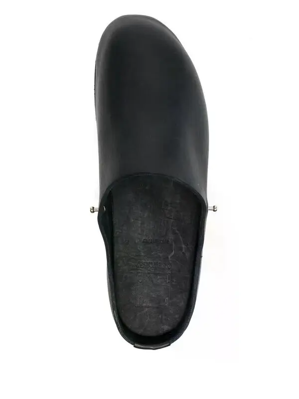 Guidi Leather Mules - Blue