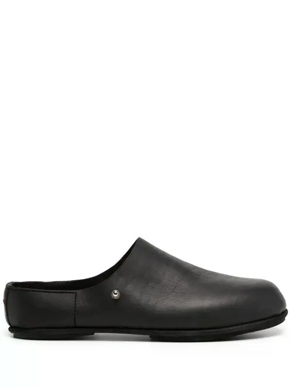 Guidi Leather Mules - Black