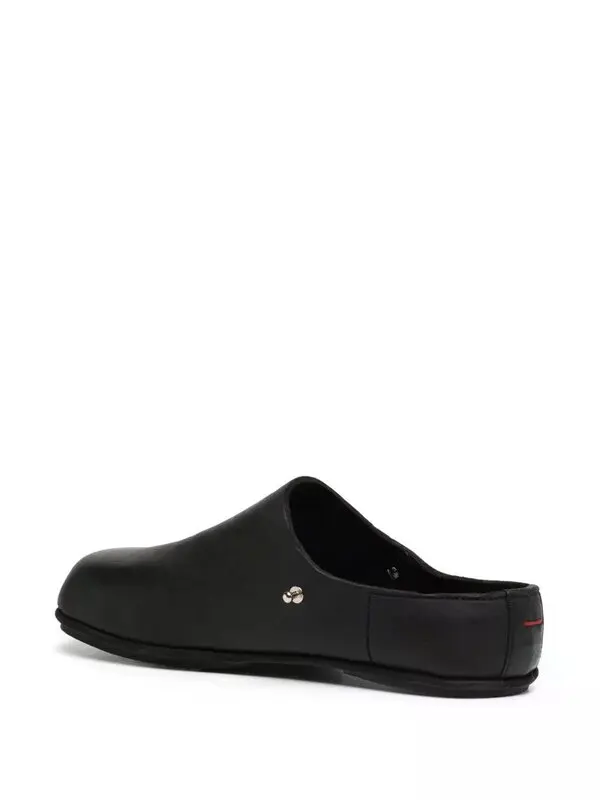 Guidi Leather Mules - Black