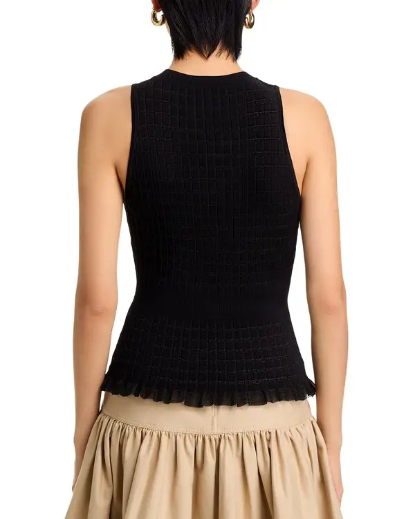 3.1 Phillip Lim Ruffled Hem Tank Top