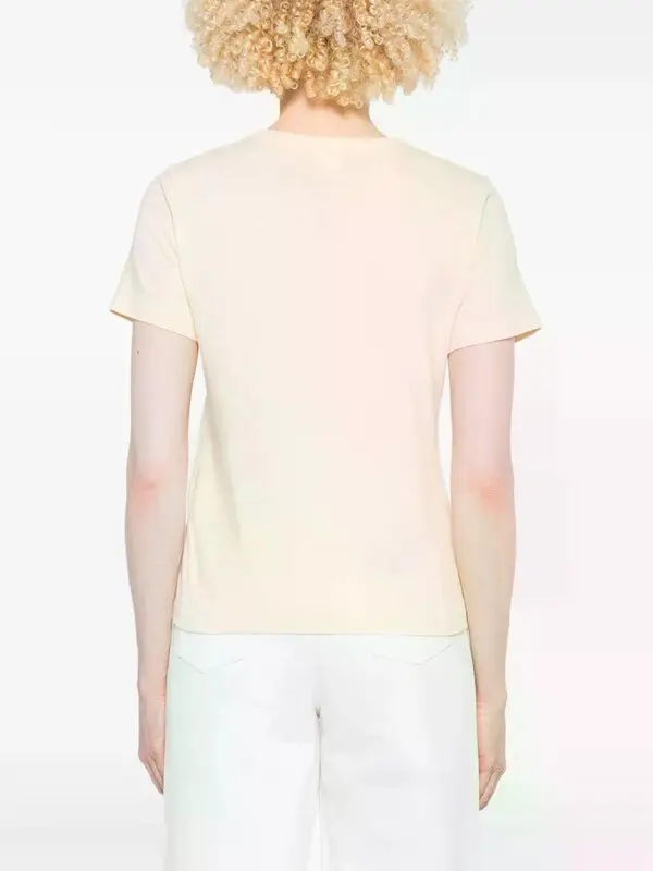 Chloé Logo Cotton T-shirt - Neutrals