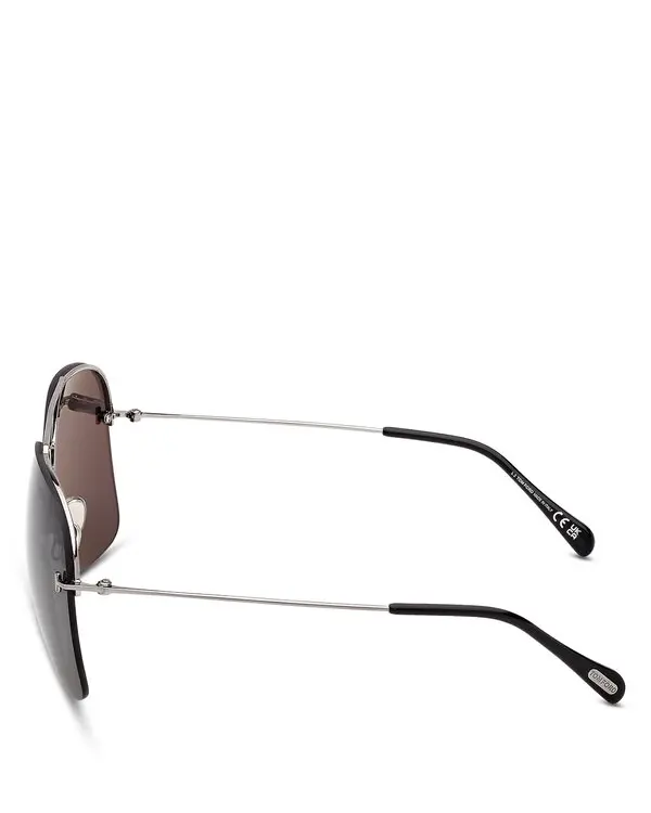 TOM FORD Pilot Sunglasses 64mm - Gunmetal/smoke