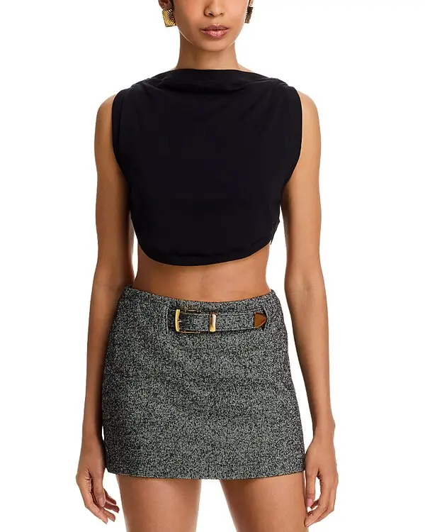 A.L.C. Mae Crop Tank - Black