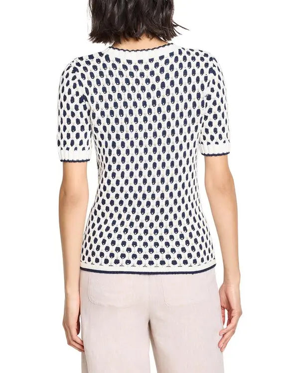 NIC+ZOE Geo Tuck Stitch Sweater