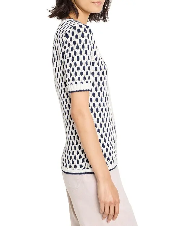 NIC+ZOE Geo Tuck Stitch Sweater