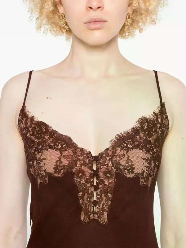 SELF-PORTRAIT Lace-embellished Dress