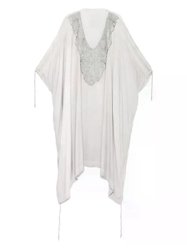 ISAAC SELLAM EXPERIENCE V-neck Dress - Grey