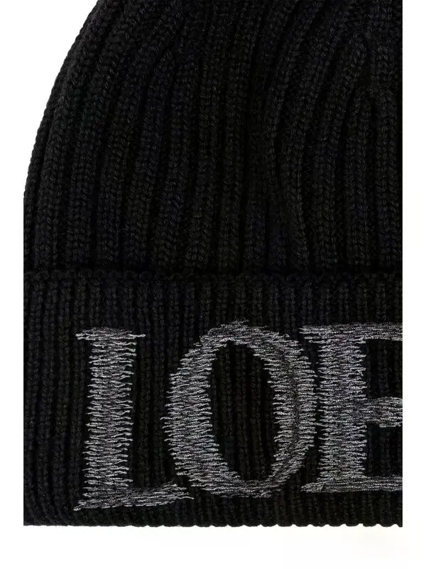 Loewe Logo-embroidered Beanie