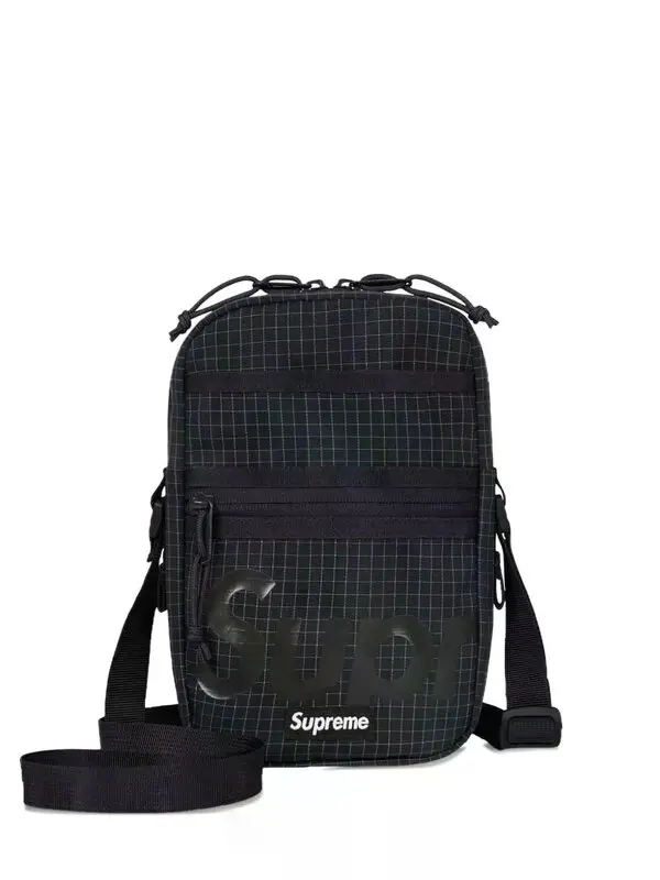 Supreme Ripstop Water-resistant Shoulder Bag - Black