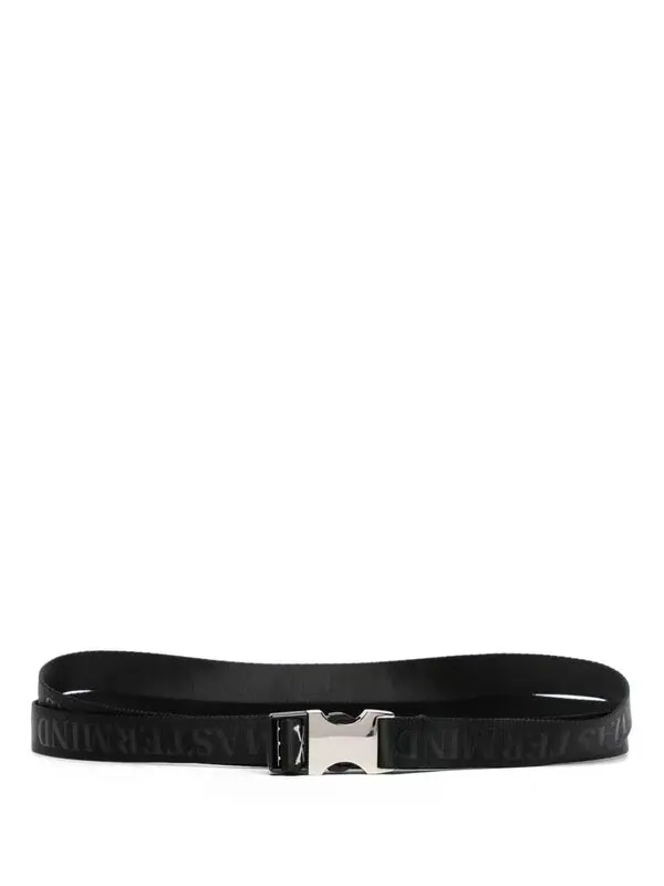 MASTERMIND WORLD Logo-print Belt - Black