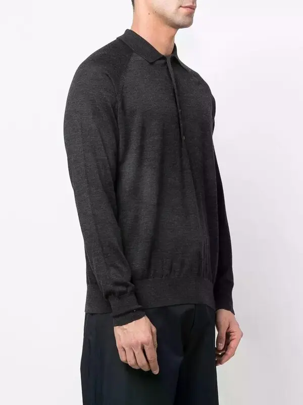 Nanushka Wool Long-sleeve Polo Shirt