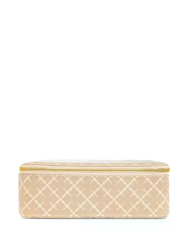BY MALENE BIRGER Geometric Pattern Make Up Bag - Neutrals