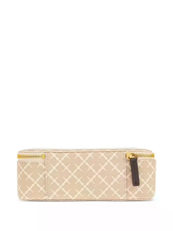 BY MALENE BIRGER Geometric Pattern Make Up Bag - Neutrals