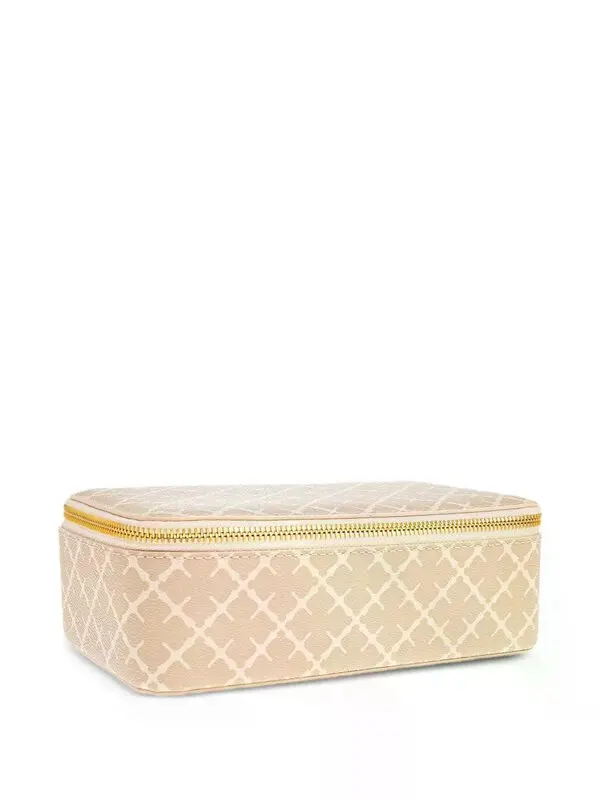 BY MALENE BIRGER Geometric Pattern Make Up Bag - Neutrals