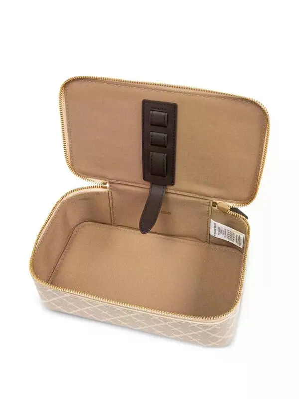 BY MALENE BIRGER Geometric Pattern Make Up Bag - Neutrals