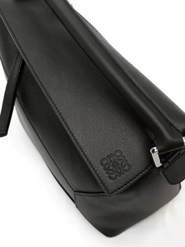 Loewe Small Puzzle Leather Bag - Black
