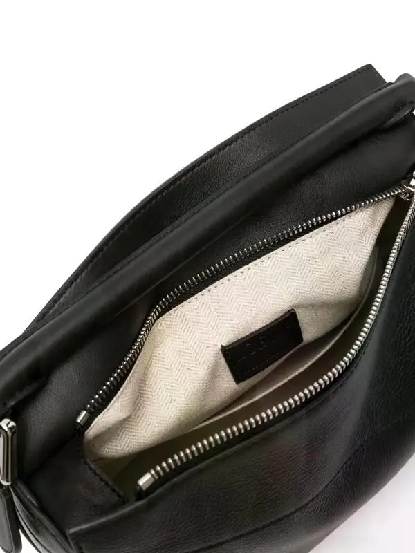 Loewe Small Puzzle Leather Bag - Black