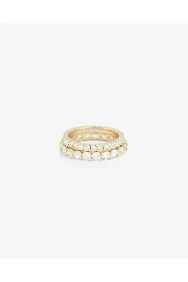 Splendid Shashi Vroom Ring Set - Gold