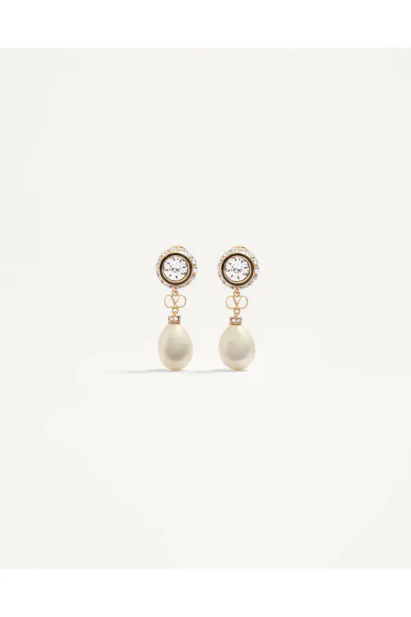 Valentino Garavani Vlogo Signature Earrings - Gold