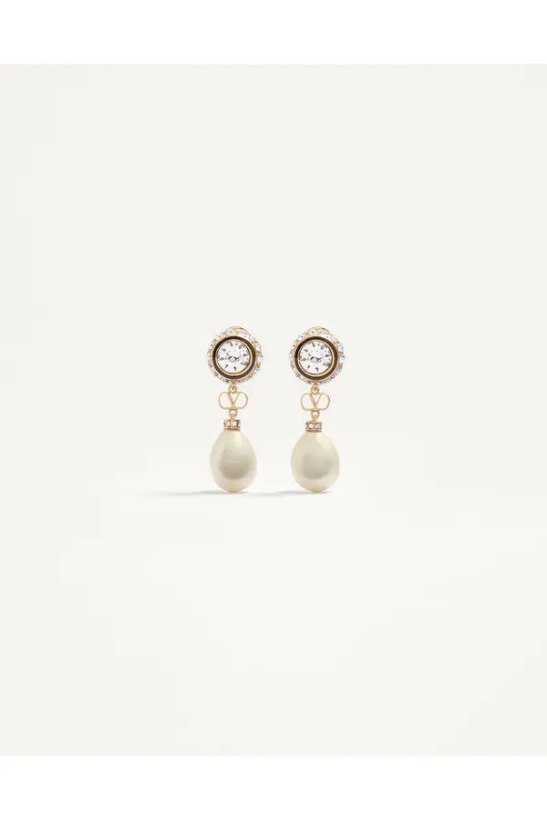 Valentino Garavani Vlogo Signature Earrings - Gold