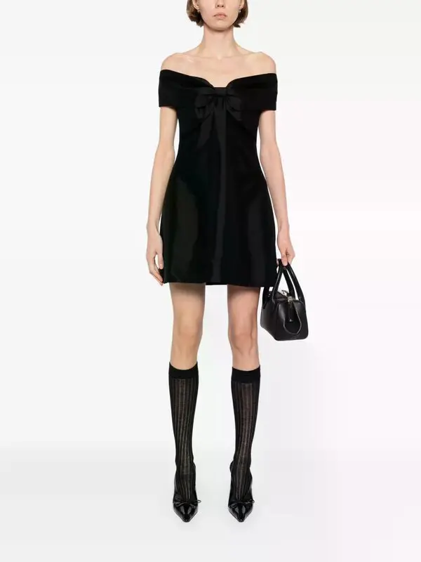 SHUSHU/TONG Bow Mini Dress