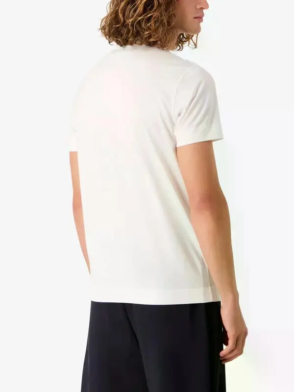 Emporio Armani Logo-embroidered T-shirt