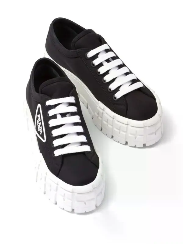 Prada Double Wheel Low-top Sneakers