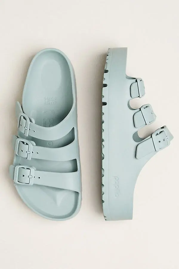 BIRKENSTOCK Florida Flex Platform Eva Sandals - Pure Sage