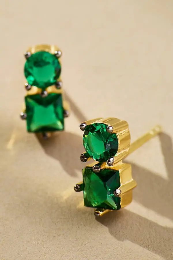 NICKHO REY Mark Robbins Stud Earrings - Green