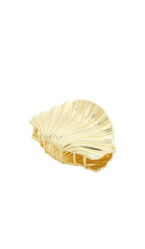PETIT MOMENTS Scallop Shell Hair Clip - Gold