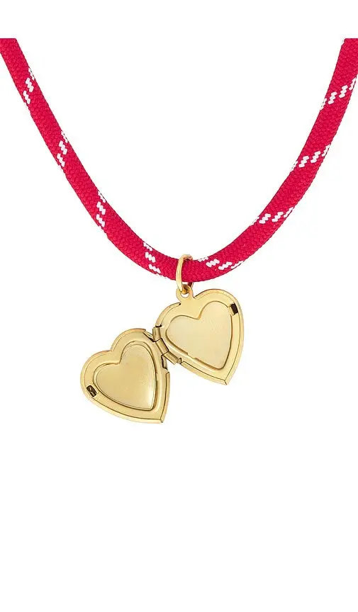 PETIT MOMENTS Locket Charm Paracord Necklace